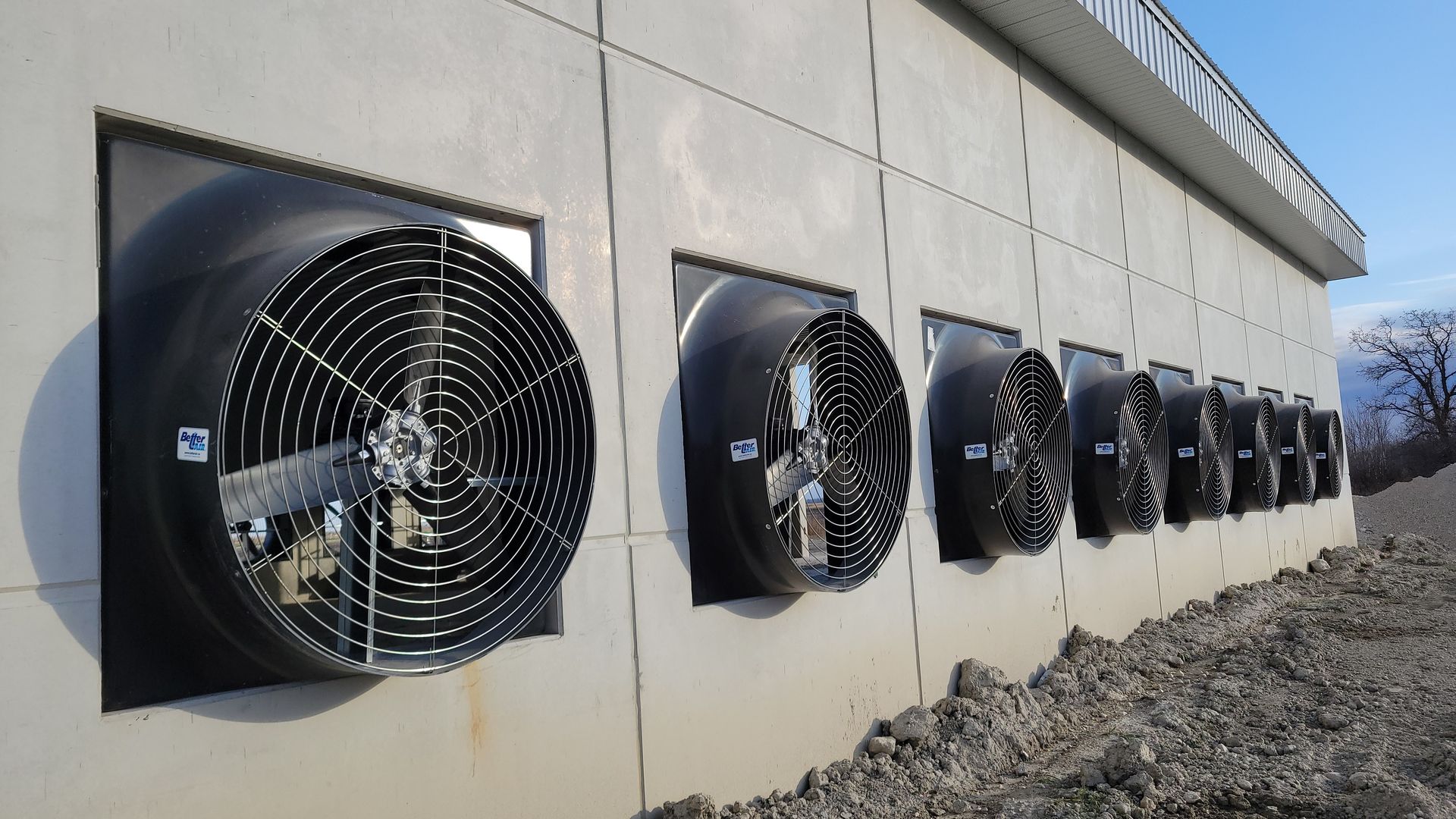 Farm Wall Fans | Better Air Manufacturing Ltd