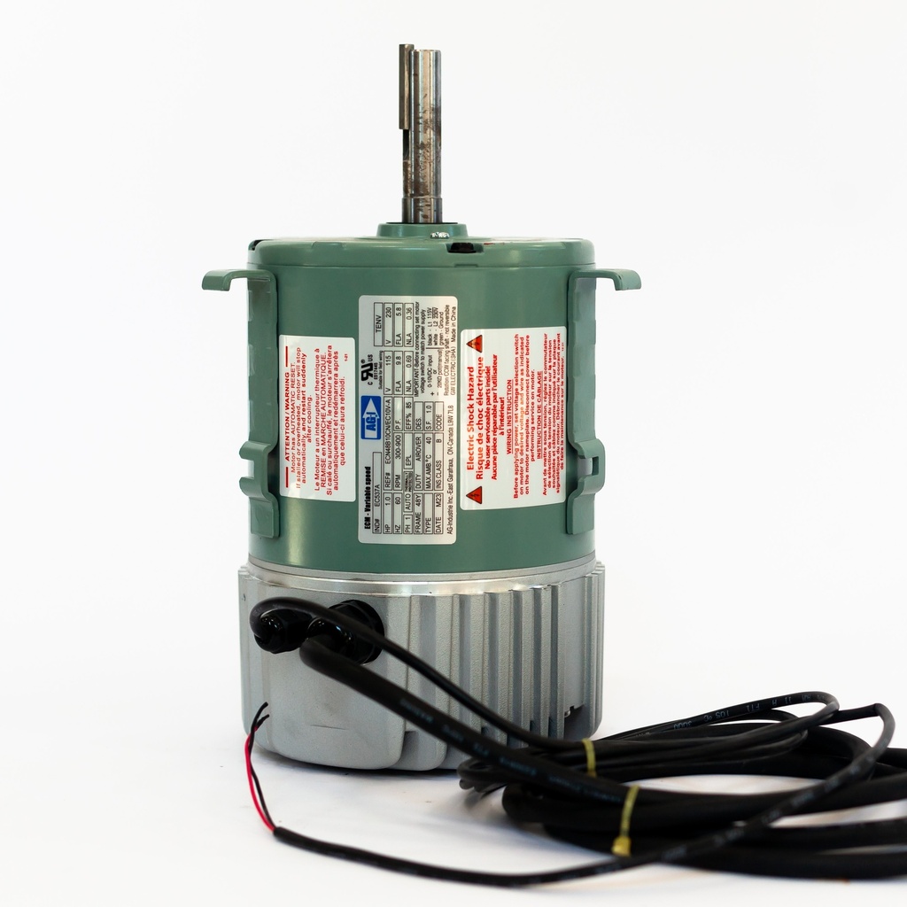 Motor - AGI 1/2hp ECM 1650rpm 115/230v TEAO 48 Auto 3 BKT | Better Air ...