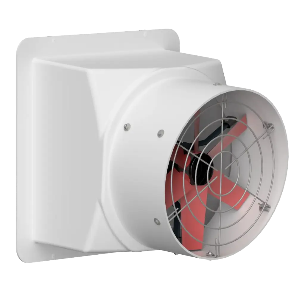 Wall Fan 20in AGI Direct Drive Base Mount | Better Air Manufacturing Ltd